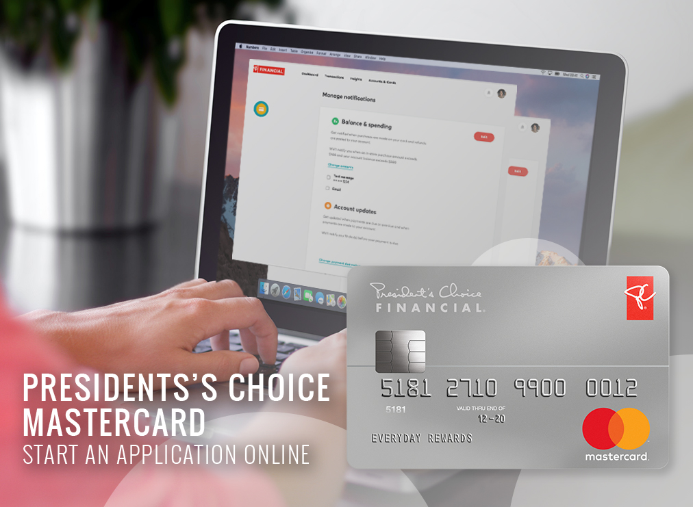 President's Choice Mastercard - Start an Application Online - Live News ...